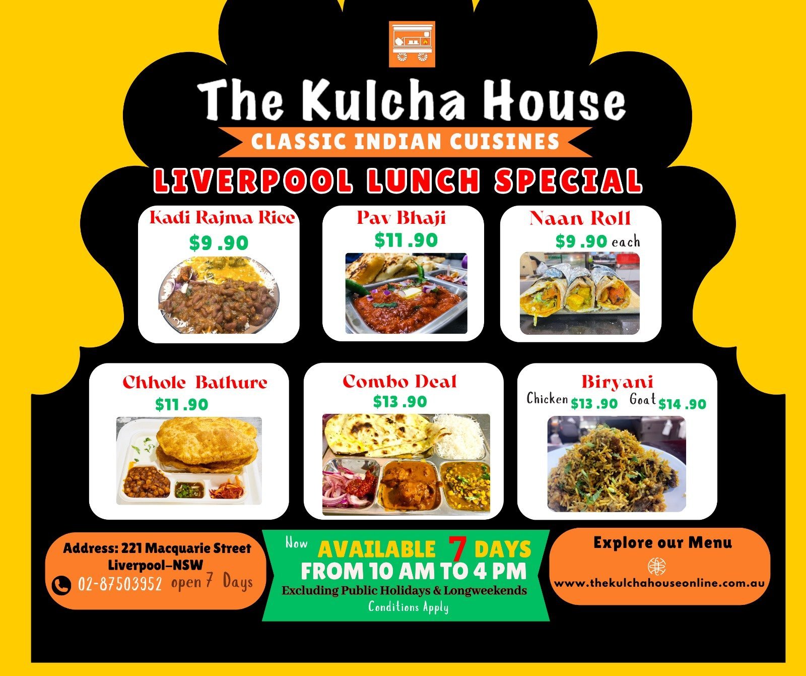 Kulcha House - Best Indian Restaurant in Liverpool, Sydney